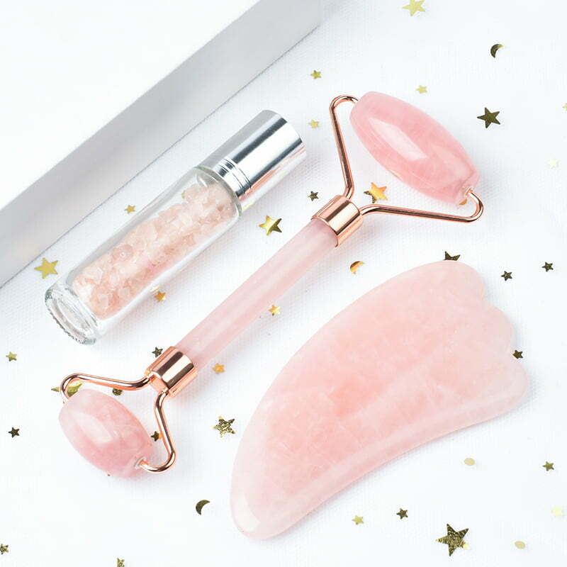 Wholesale Rose Quartz Facial Roller