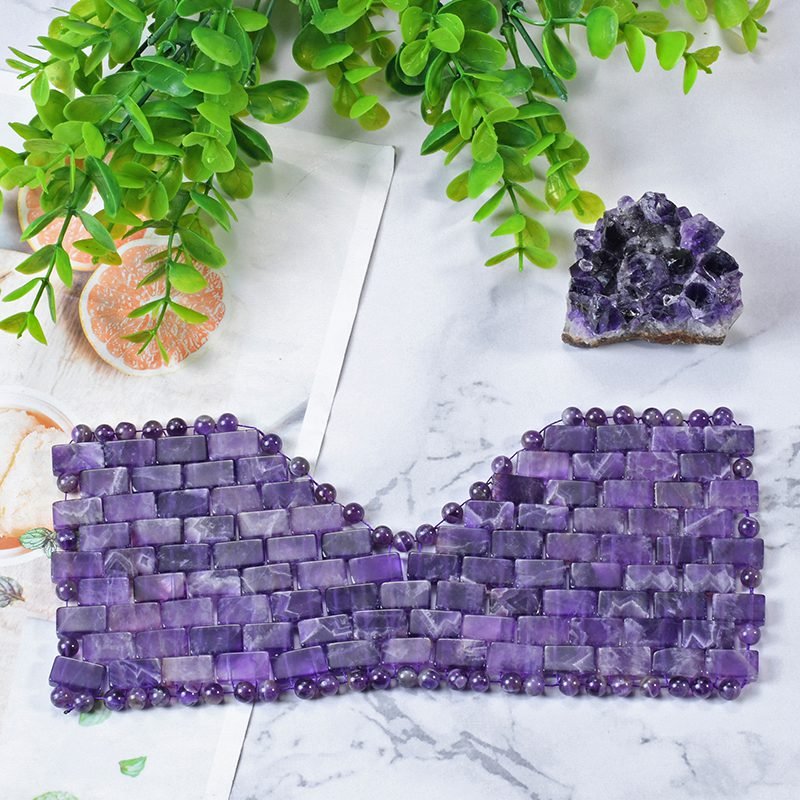 Wholesale Natural Amethyst Eye Mask